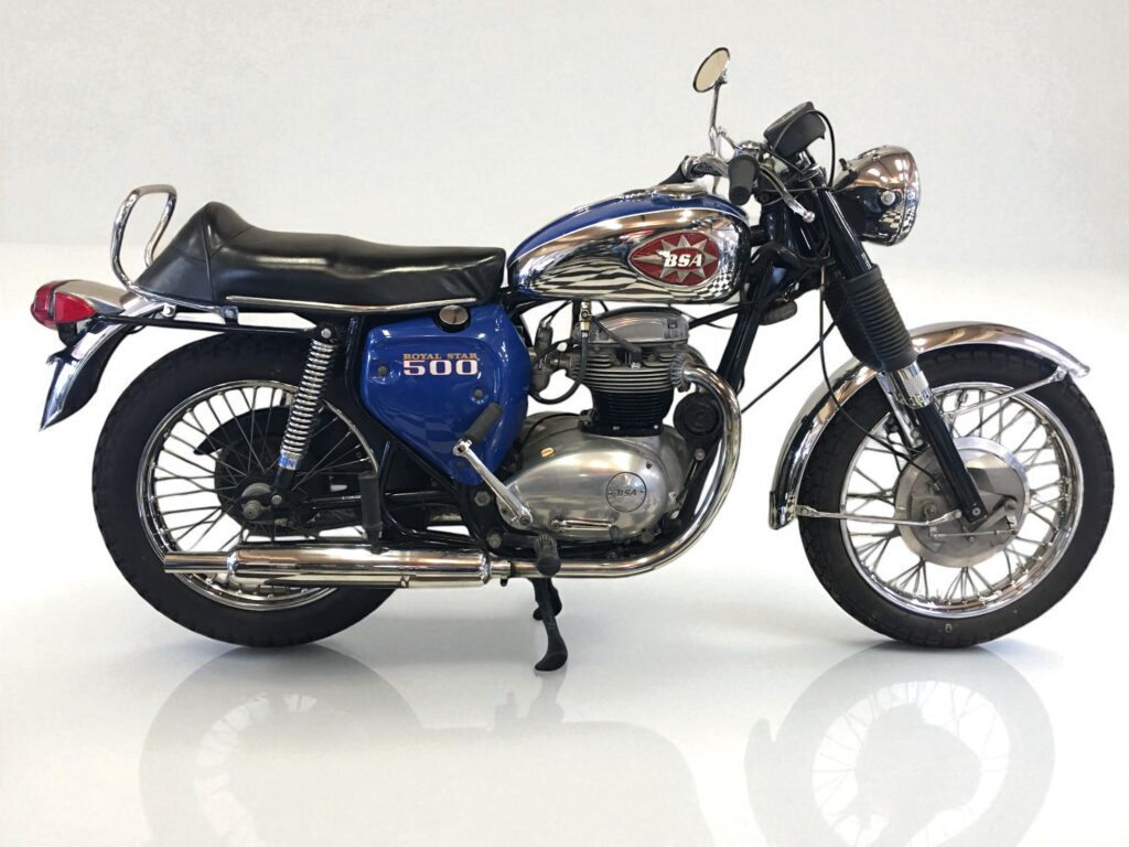 SOLD 1969 BSA A50 MATCHING NUMBERS ROYAL STAR 500 AS IS $3299 - Old ...